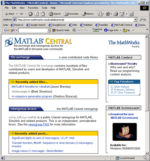 I Want This MathWorks T-Shirt: MATLAB Central Celebrates Its 20th ...